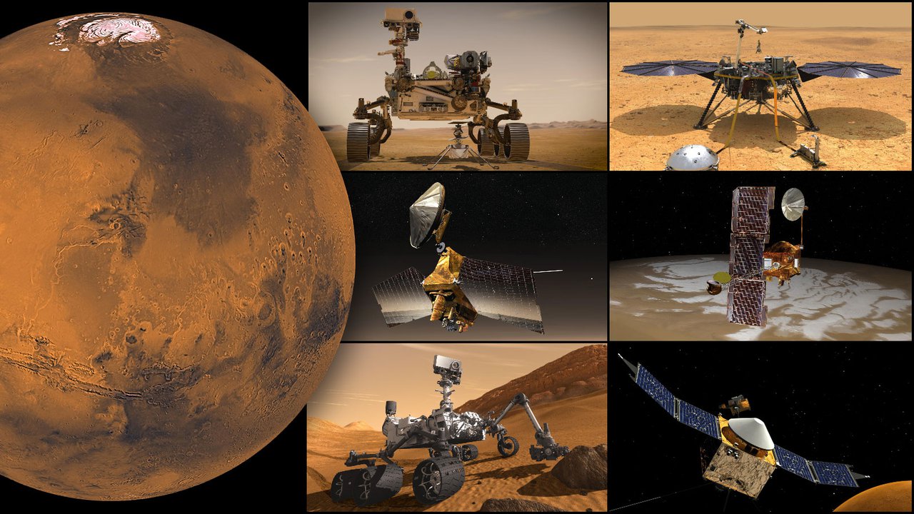 NASA’s Mars Fleet Lies Low With Sun Between Earth and Red Planet | NASA ...