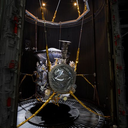 Europa Clipper With Instruments Aboard