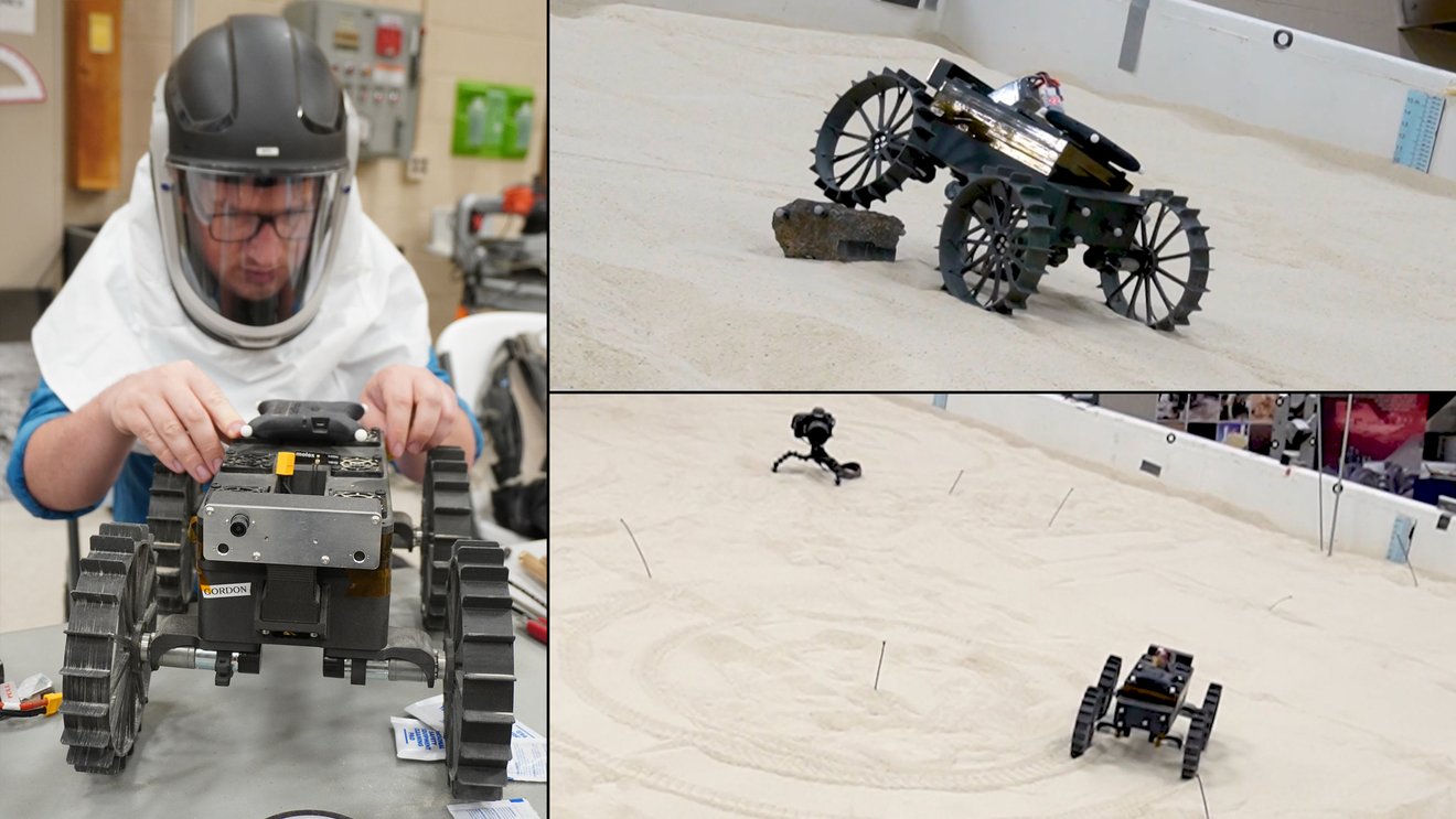 A CADRE of Mini-Rovers Navigate the Lunar Terrain of SLOPE | NASA Jet ...