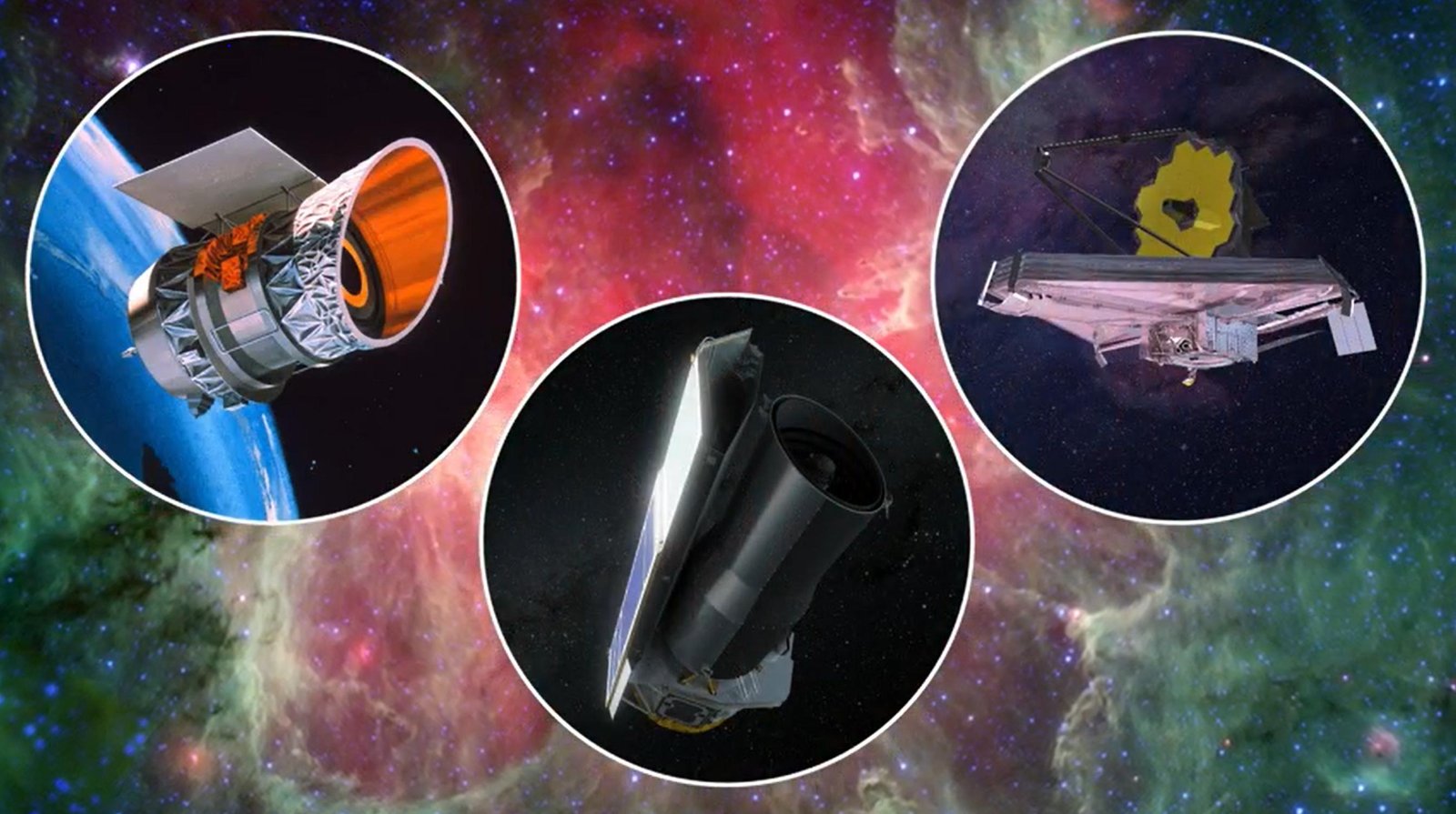 Three of NASA's Infrared Telescopes | NASA Jet Propulsion Laboratory (JPL)
