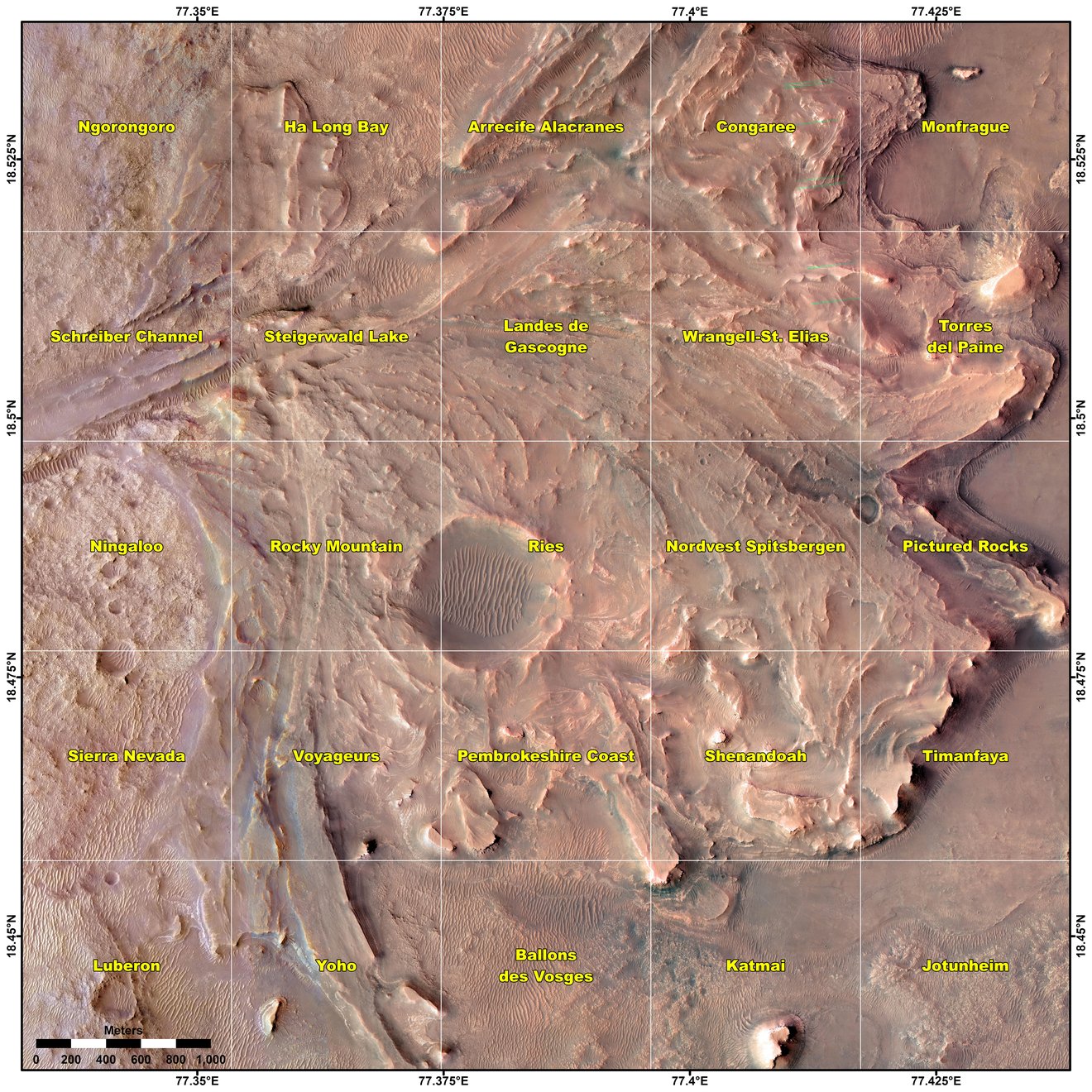 Why – and How – NASA Gives a Name to Every Spot It Studies on Mars ...