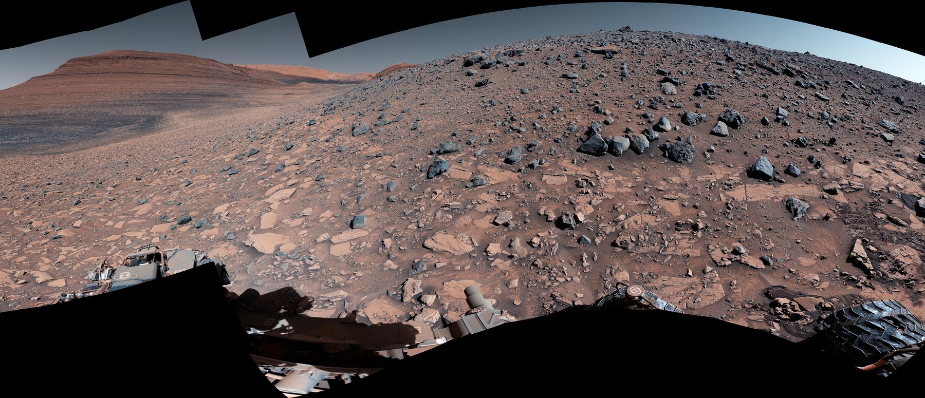 NASA’s Curiosity Reaches Mars Ridge Where Water Left Debris Pileup ...
