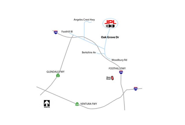 Directions and Maps | NASA Jet Propulsion Laboratory (JPL)