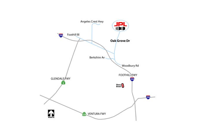 Directions and Maps | NASA Jet Propulsion Laboratory (JPL)