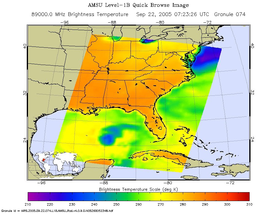 Hurricane Rita as Observed by NASA's Spaceborne Atmospheric Infrared ...