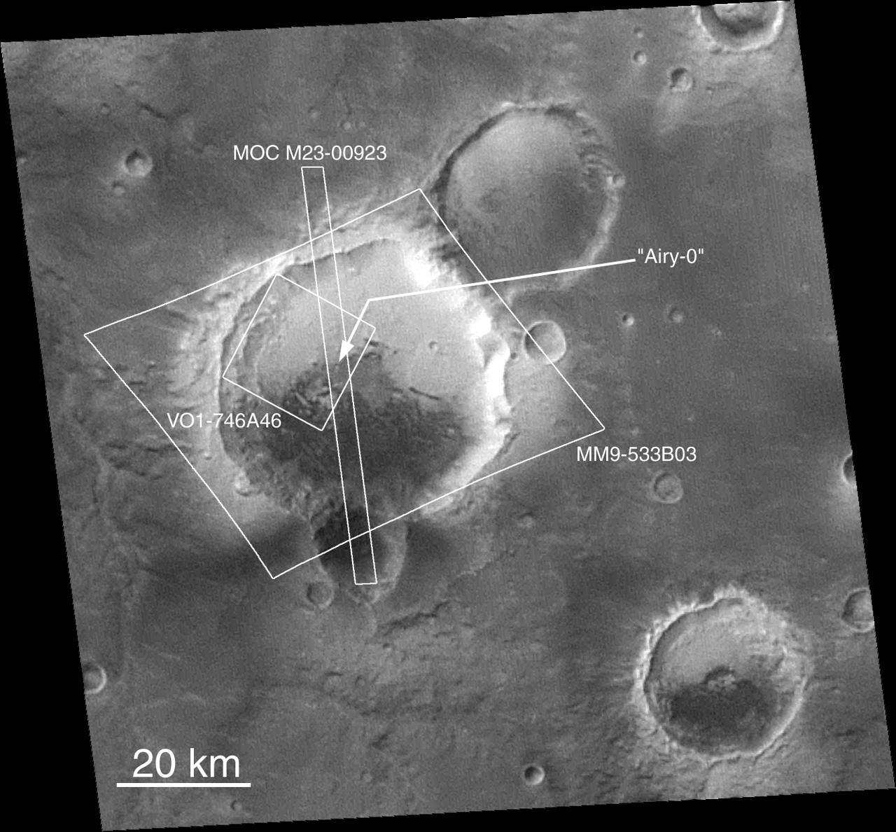 The Martian Prime Meridian -- Longitude "Zero" | NASA Jet Propulsion ...