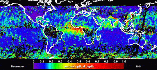 Global and Seasonal Aerosol Distributions from MISR | NASA Jet ...