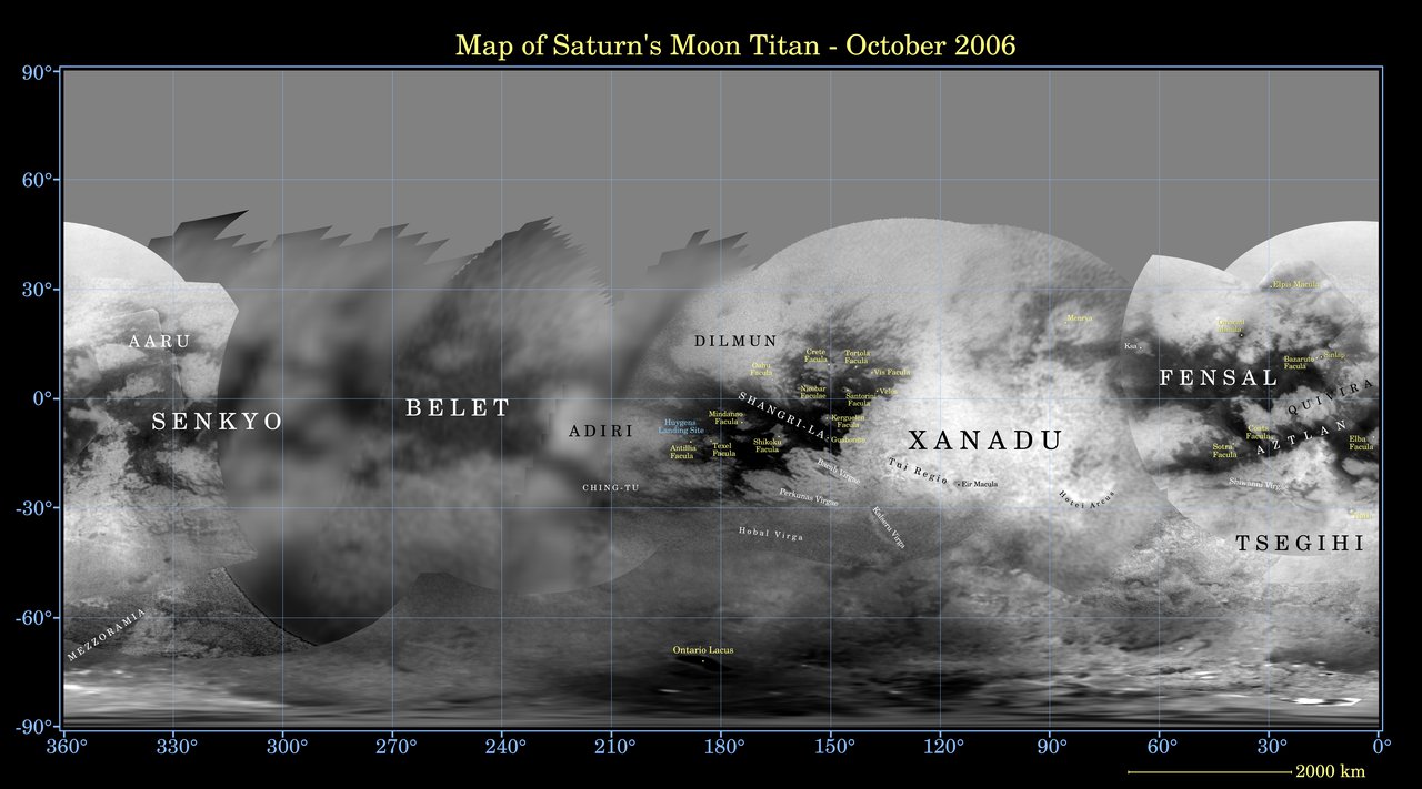 Map of Titan - December 2006 | NASA Jet Propulsion Laboratory (JPL)