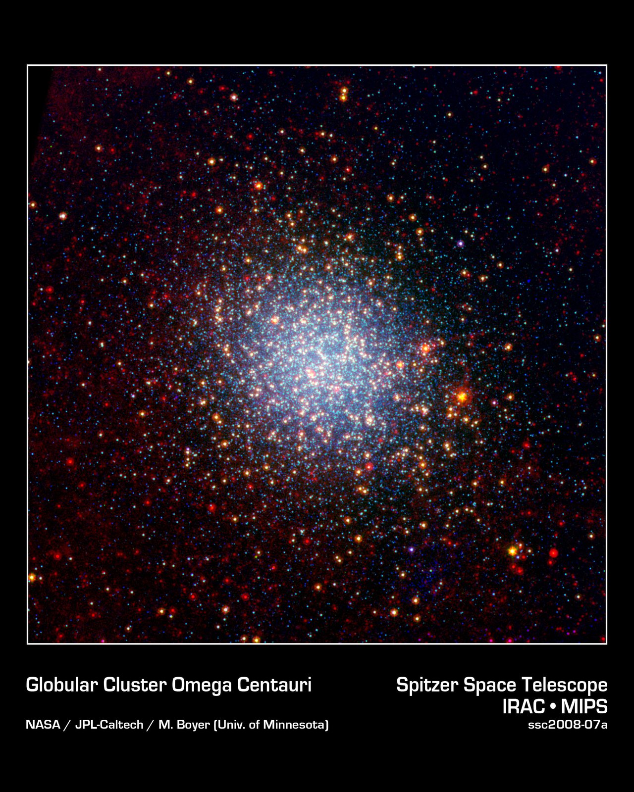 Omega Centauri Looks Radiant in Infrared | NASA Jet Propulsion ...