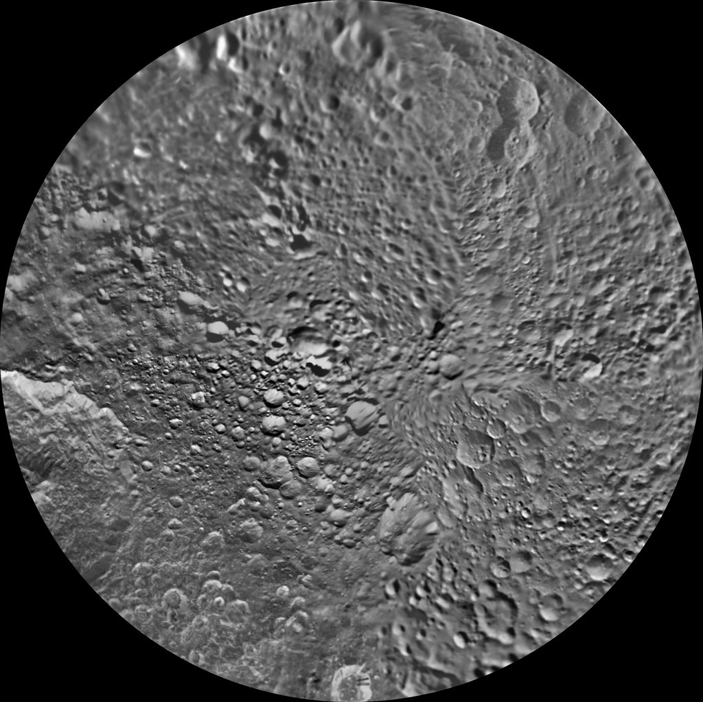 Mimas Southern Polar Maps - February 2010