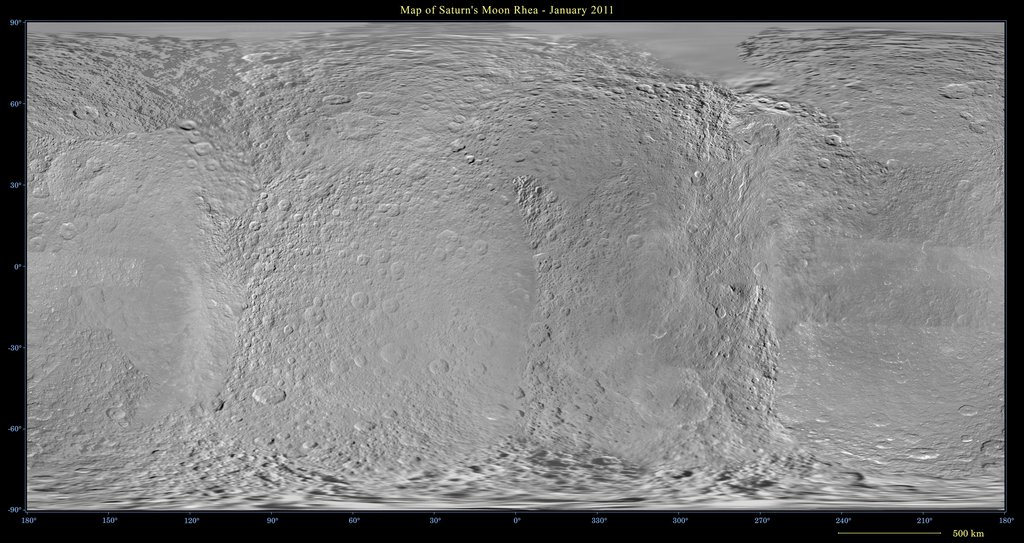 Map of Rhea - January 2011 | NASA Jet Propulsion Laboratory (JPL)