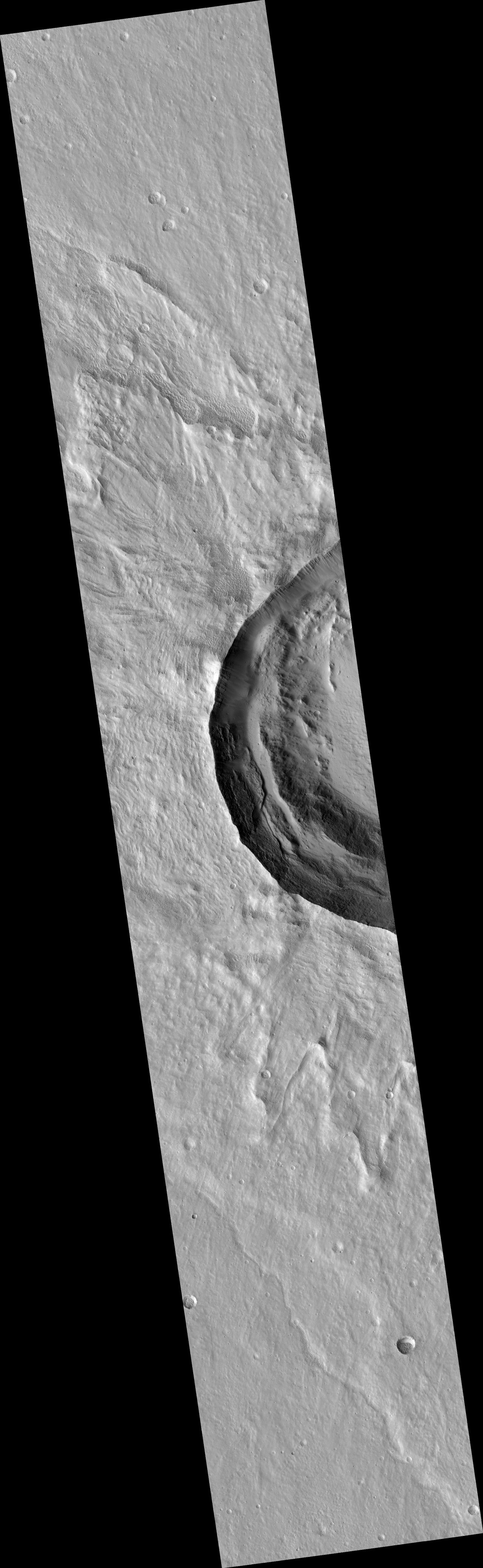 Slumping Terraces on a Crater Wall | NASA Jet Propulsion Laboratory (JPL)
