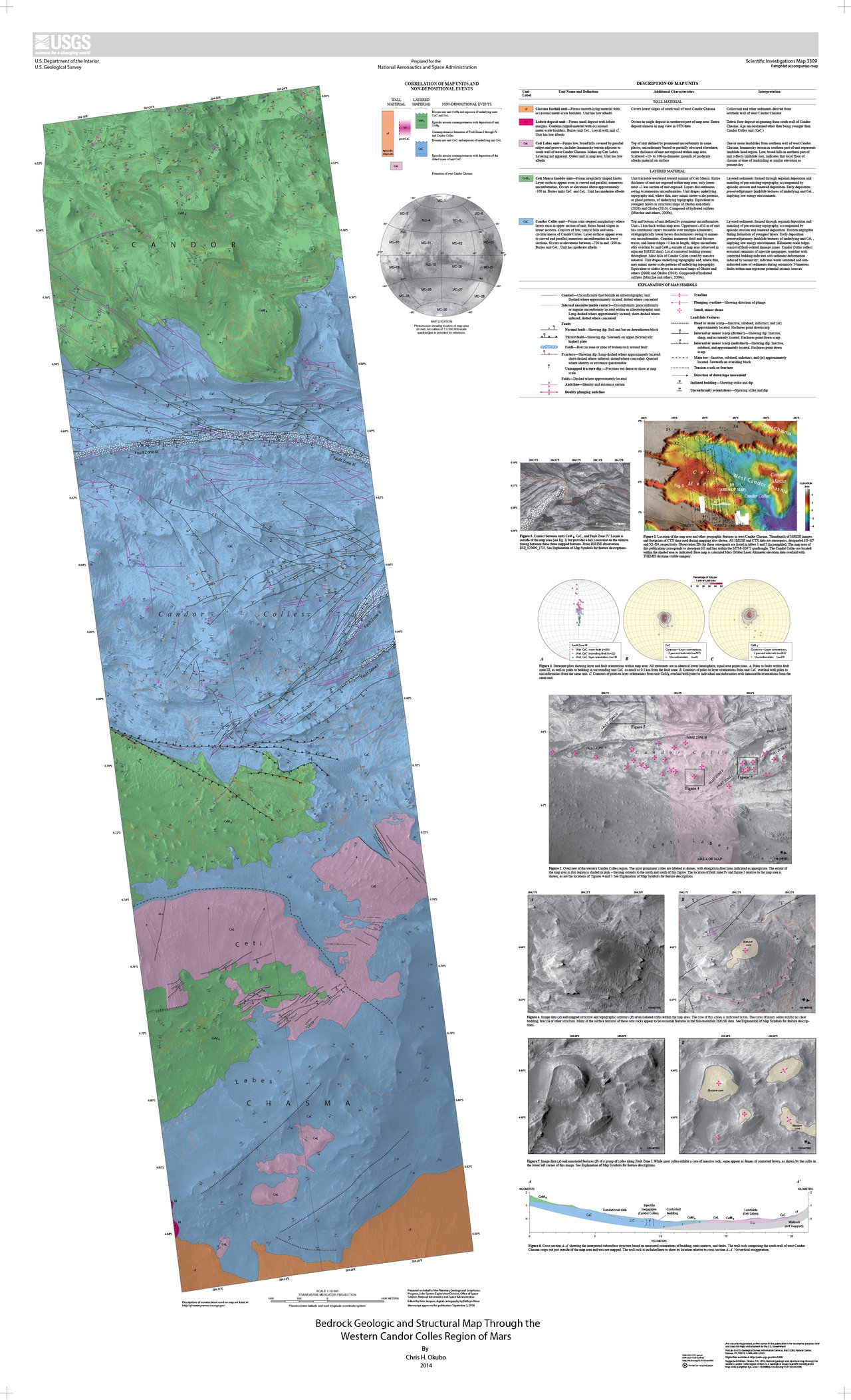 Geological Mapping of Hills in Martian Canyon | NASA Jet Propulsion ...