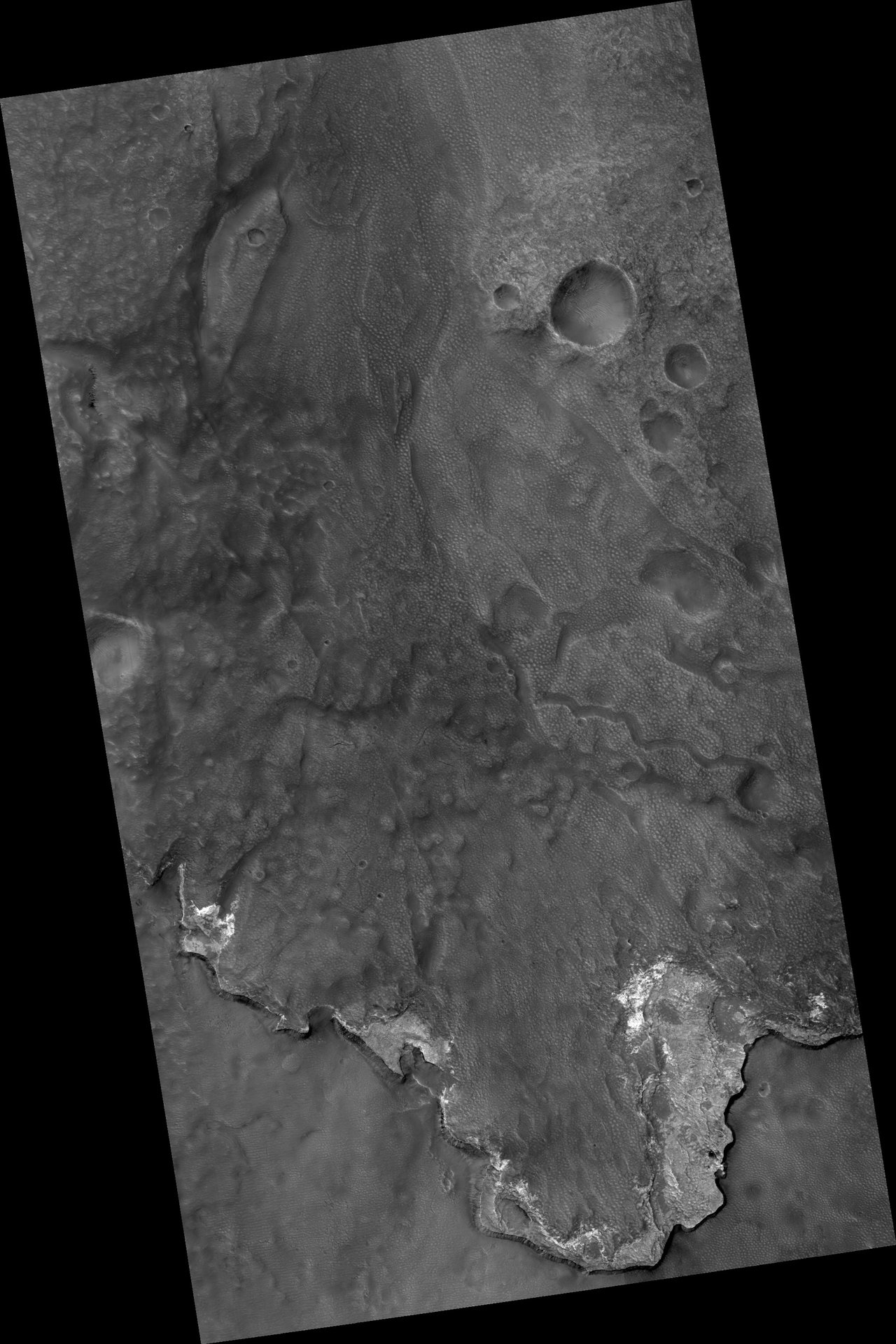 A Channel System and Patterned Ground near Hellas Basin | NASA Jet ...