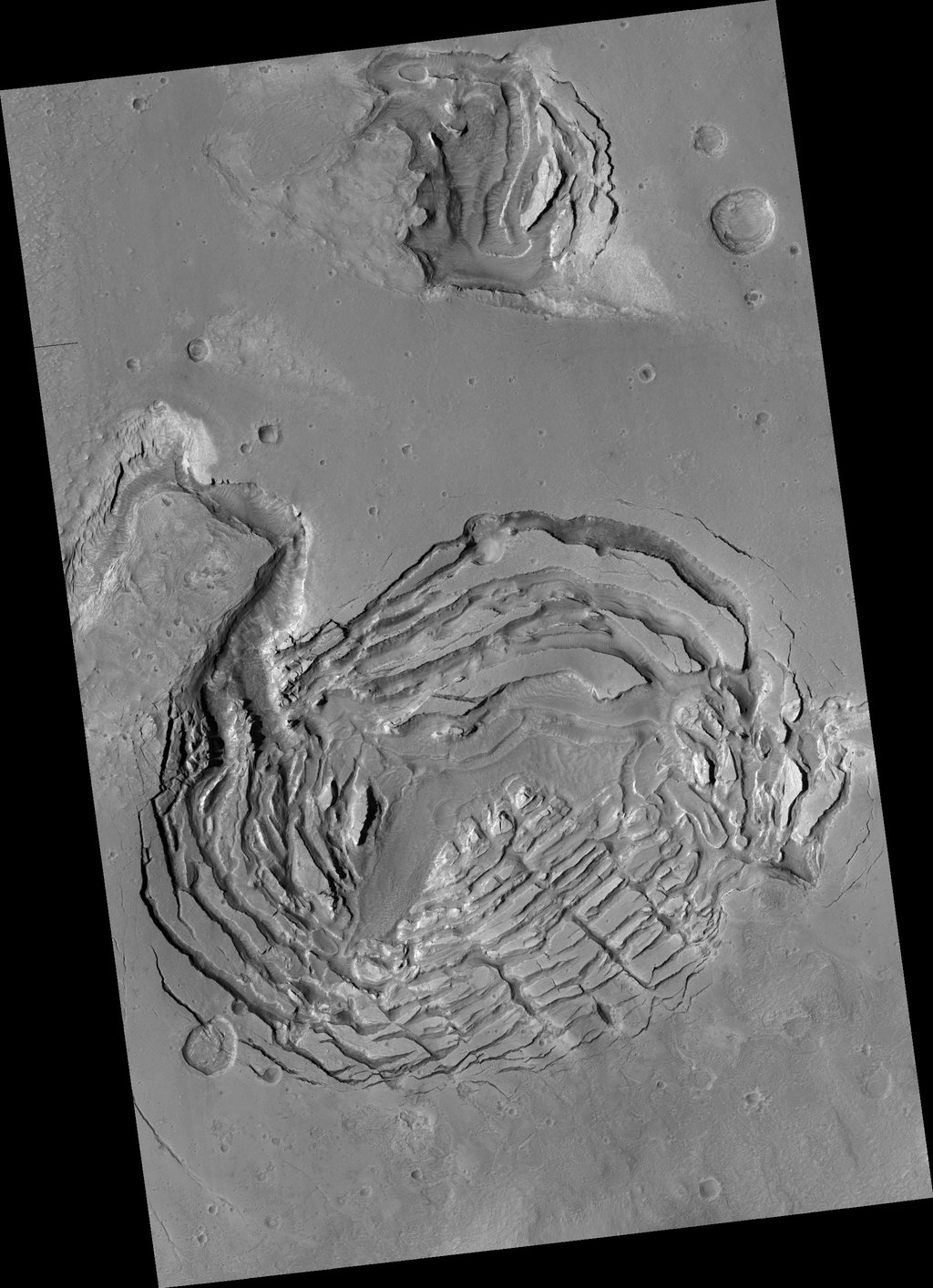 A Mysterious Fractured Depression on Mars | NASA Jet Propulsion ...