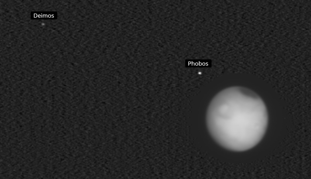 Europa Clipper Captures Mars, Phobos, and Deimos | NASA Jet Propulsion ...