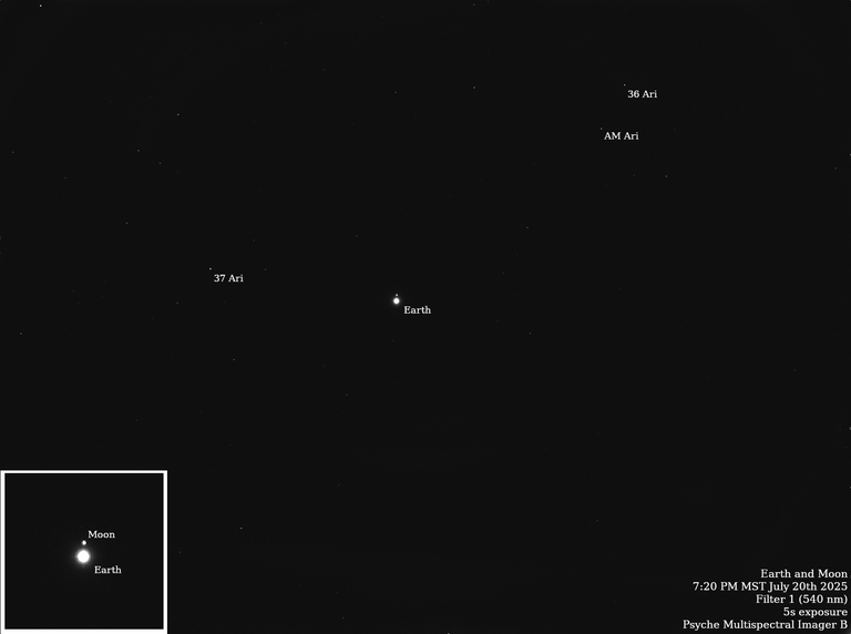 NASA's Psyche Images Earth and Moon | NASA Jet Propulsion Laboratory (JPL)