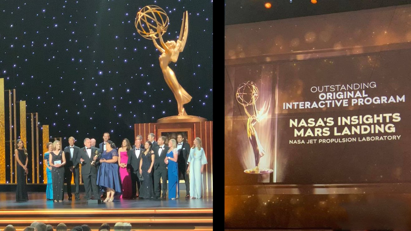 NASA Wins Two Emmy Awards for Interactive Mission Coverage