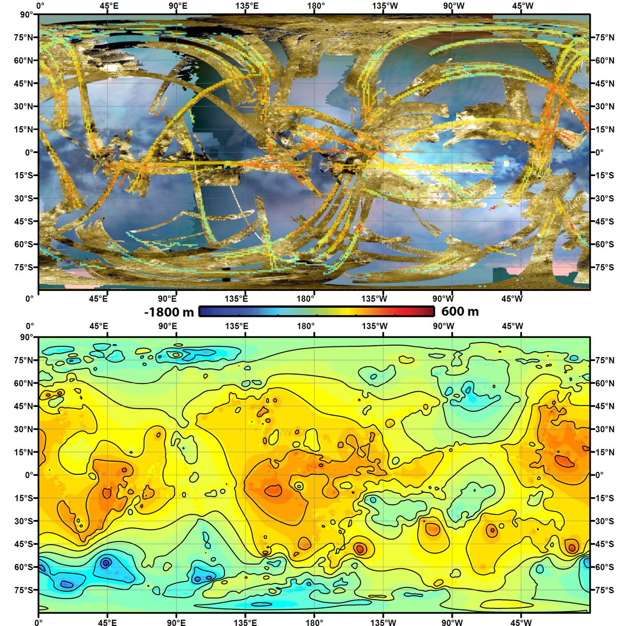 Cassini Shapes First Global Topographic Map of Titan | NASA Jet ...