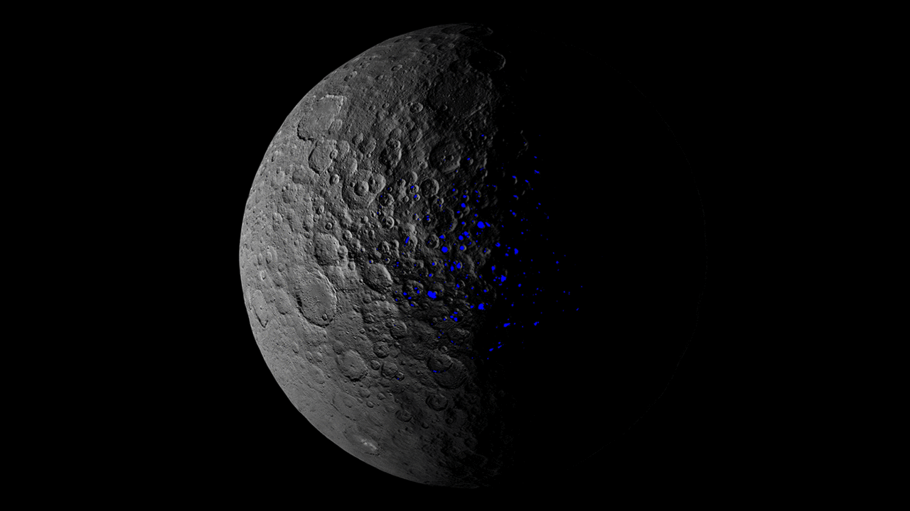 Ice in Ceres' Shadowed Craters Linked to Tilt History | NASA Jet ...