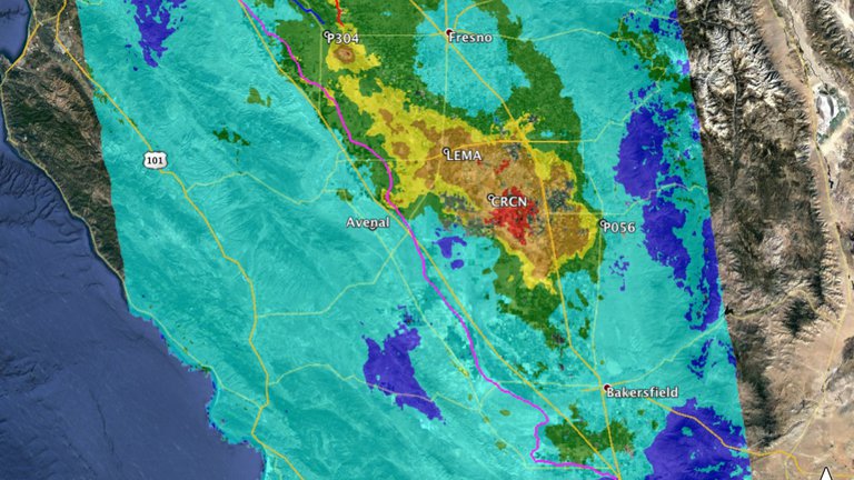 NASA Data Show California's San Joaquin Valley Still Sinking | NASA Jet ...