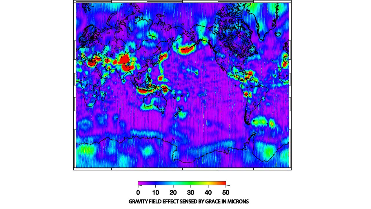NASA's First Gravity Mission Image Depicts a Bumpy Ride | NASA Jet ...