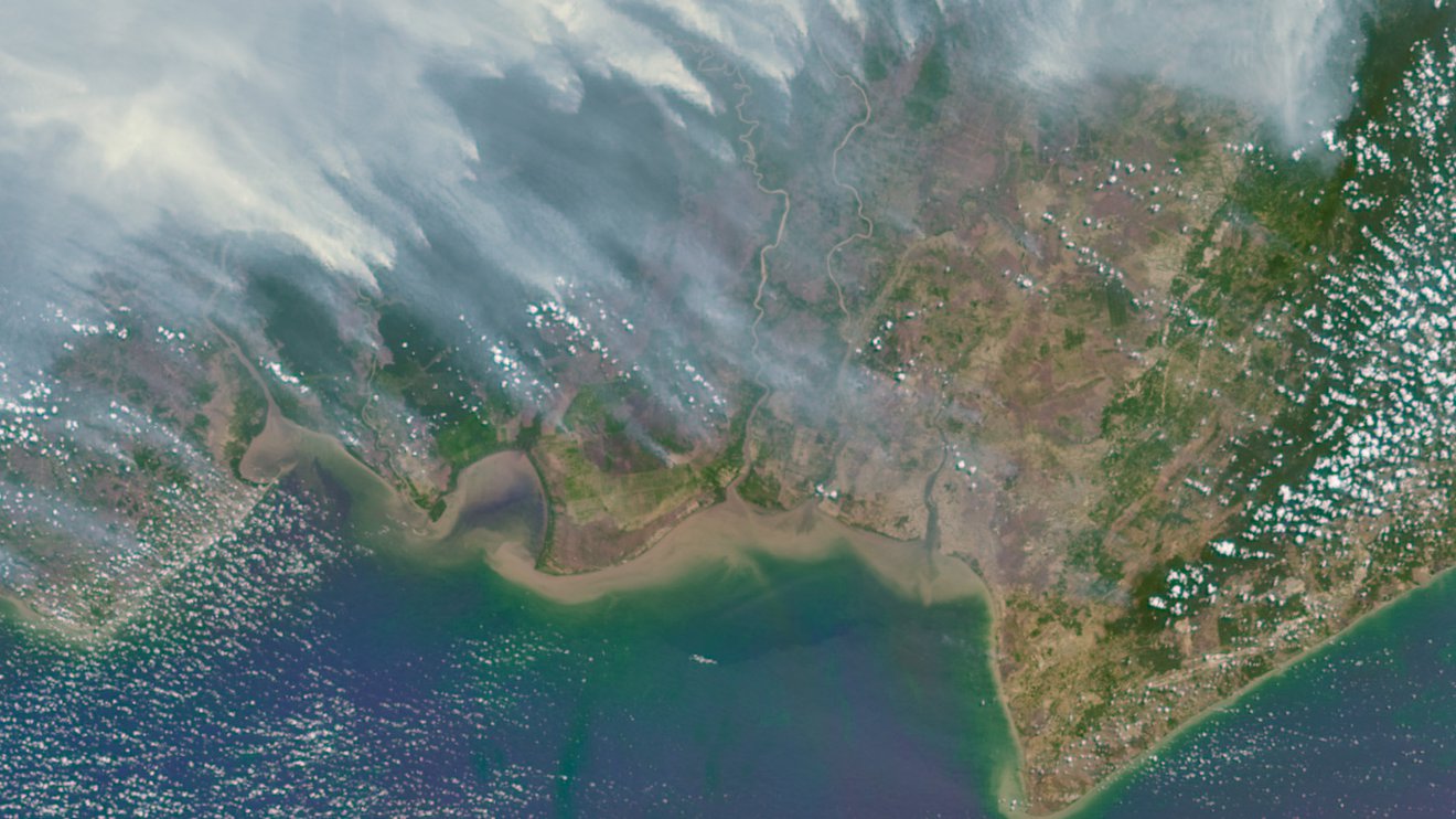 Borneo on Fire | NASA Jet Propulsion Laboratory (JPL)