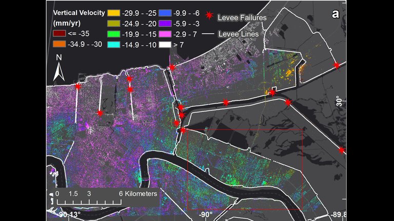New Study Maps Rate of New Orleans Sinking | NASA Jet Propulsion ...