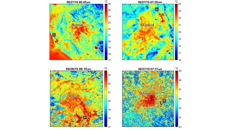 NASA's ECOSTRESS Maps European Heat Wave From Space | NASA Jet ...