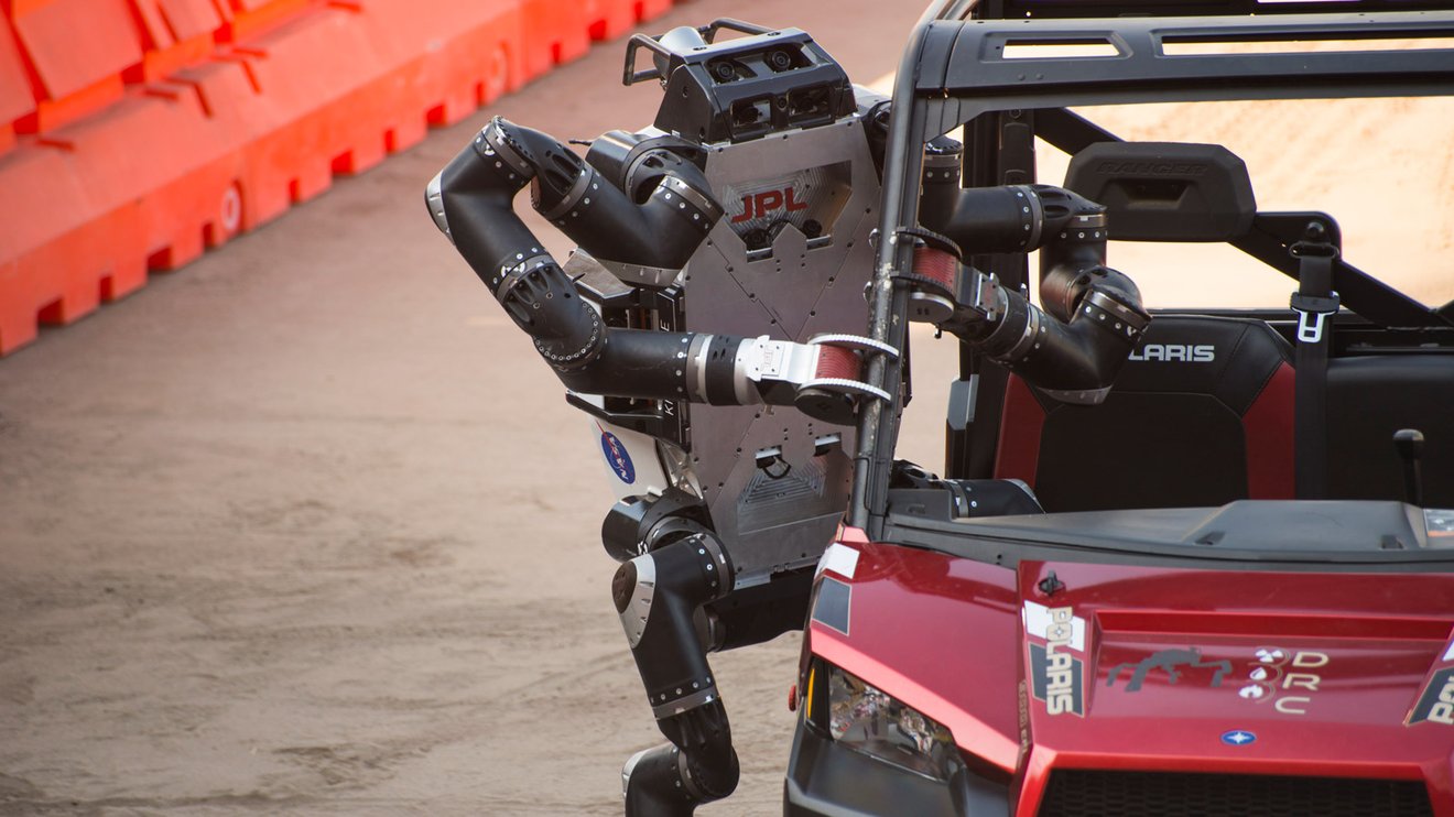 RoboSimian Drives, Walks and Drills in Robotics Finals | NASA Jet ...