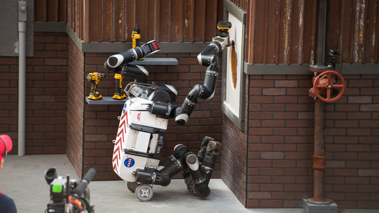 RoboSimian Drives, Walks and Drills in Robotics Finals | NASA Jet ...