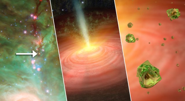 Spitzer Sees Crystal 'Rain' in Outer Clouds of Infant Star | NASA Jet ...