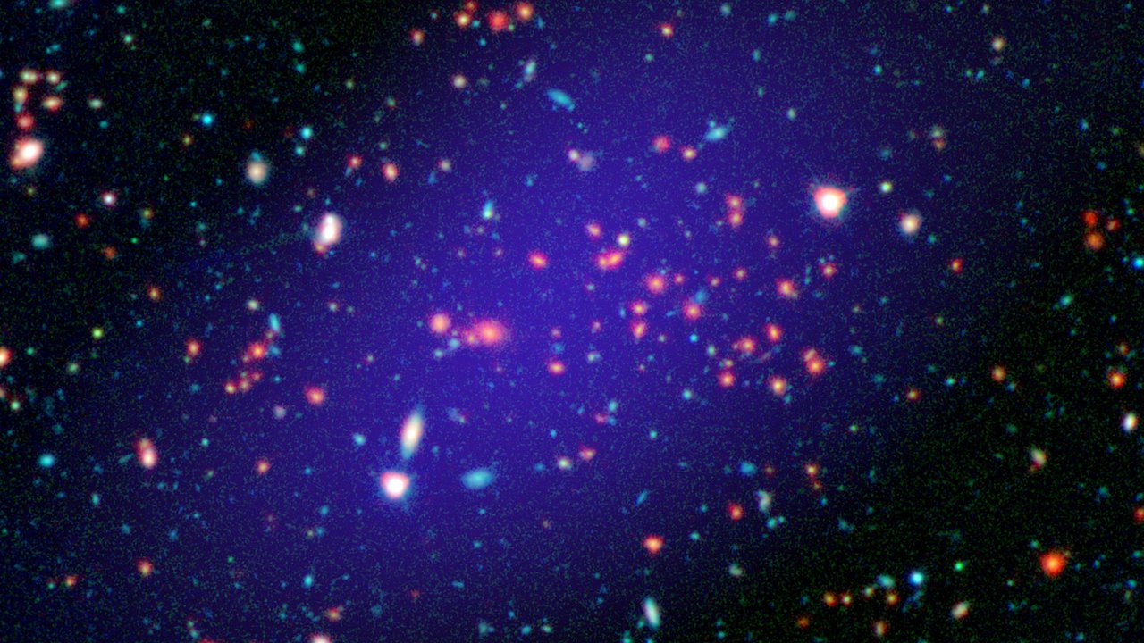 Whopping Galaxy Cluster Spotted with Help of NASA Telescopes | NASA Jet ...