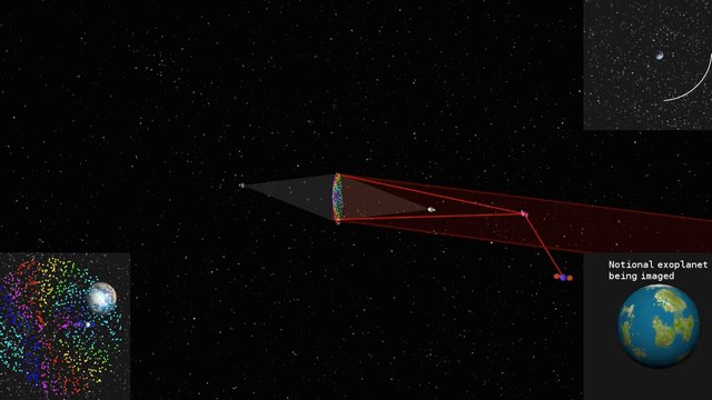 Glitter Cloud May Serve as Space Mirror