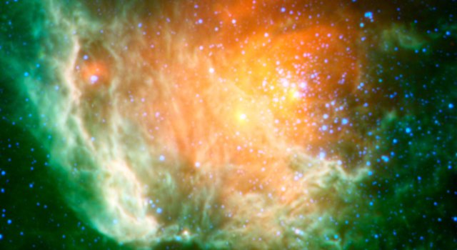 WISE Captures a Cosmic Rose