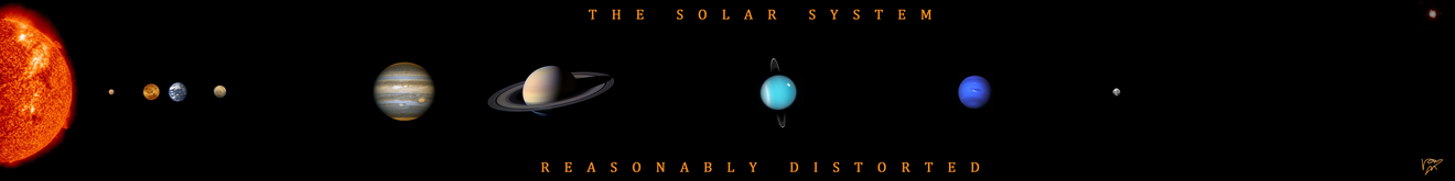 The Solar System, Reasonably Distorted