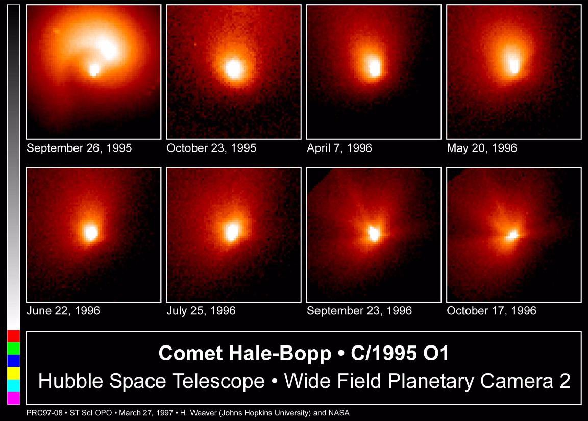 Hubble Images of Comet Hale-Bopp | NASA Jet Propulsion Laboratory (JPL)