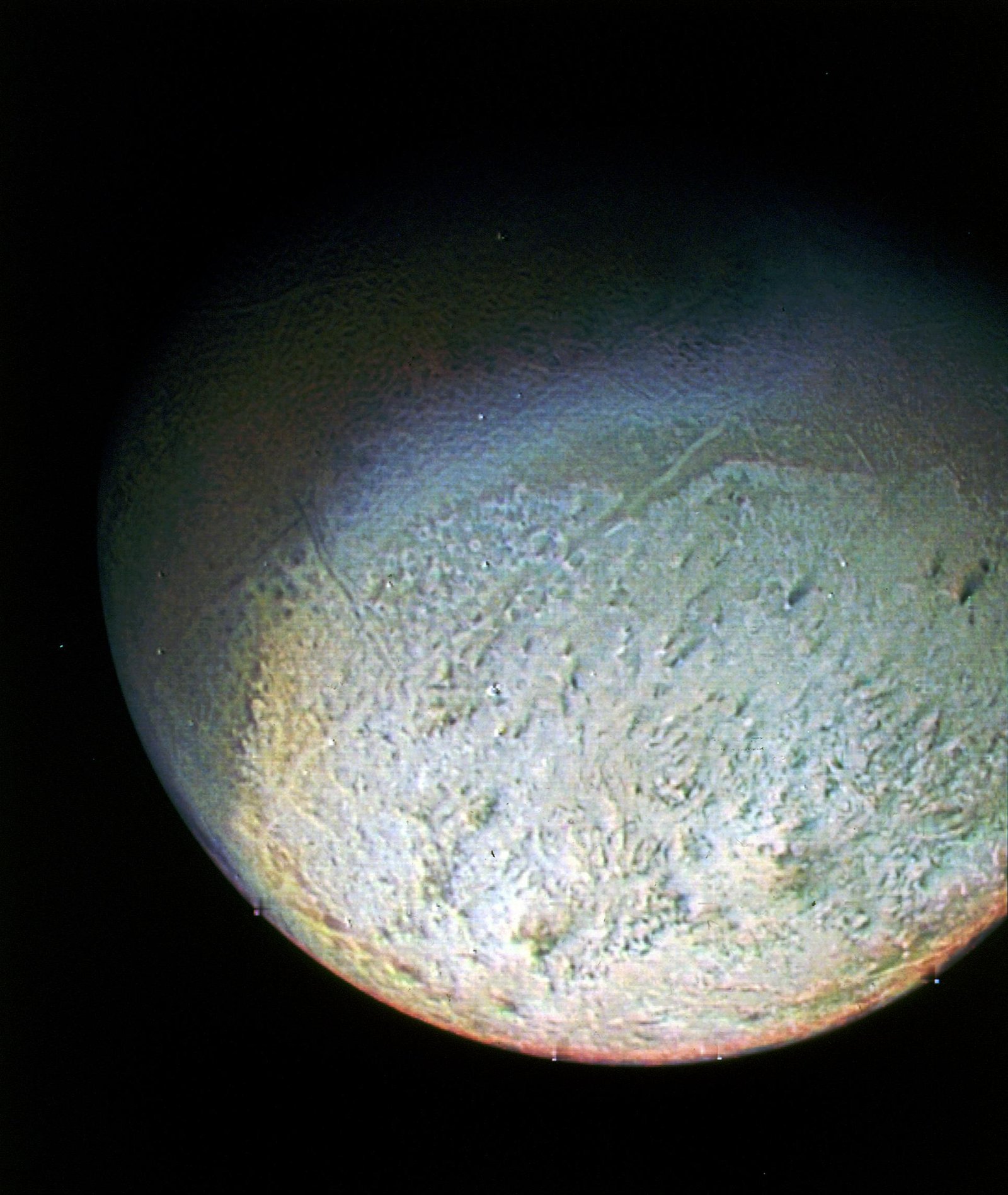 Detail of Triton's Surface