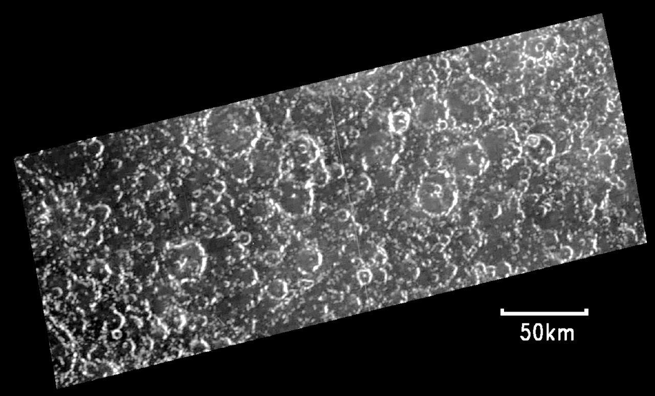 Opposite Side of Callisto from Valhalla Impact