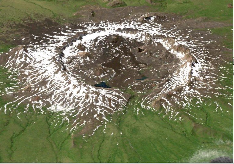 Perspective View of Umnak Island, Aleutian Islands, Alaska (#1) | NASA ...