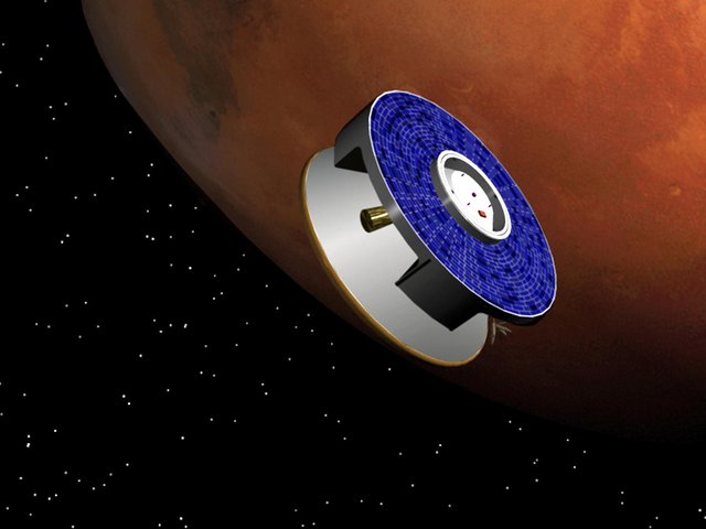 Artist Rendering of the Pathfinder Spacecraft Nearing Mars | NASA Jet ...