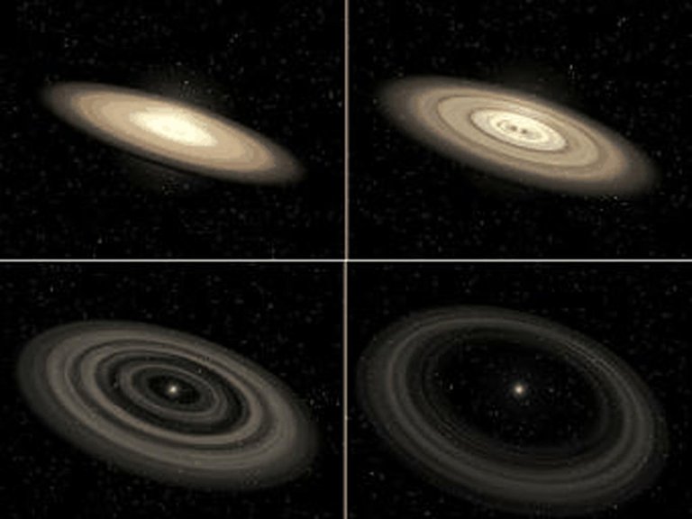 The Evolution of a Planet-Forming Disk (Artist's Concept Animation ...