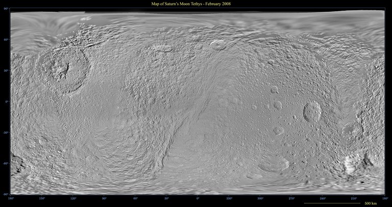 Map of Tethys - February 2008 | NASA Jet Propulsion Laboratory (JPL)