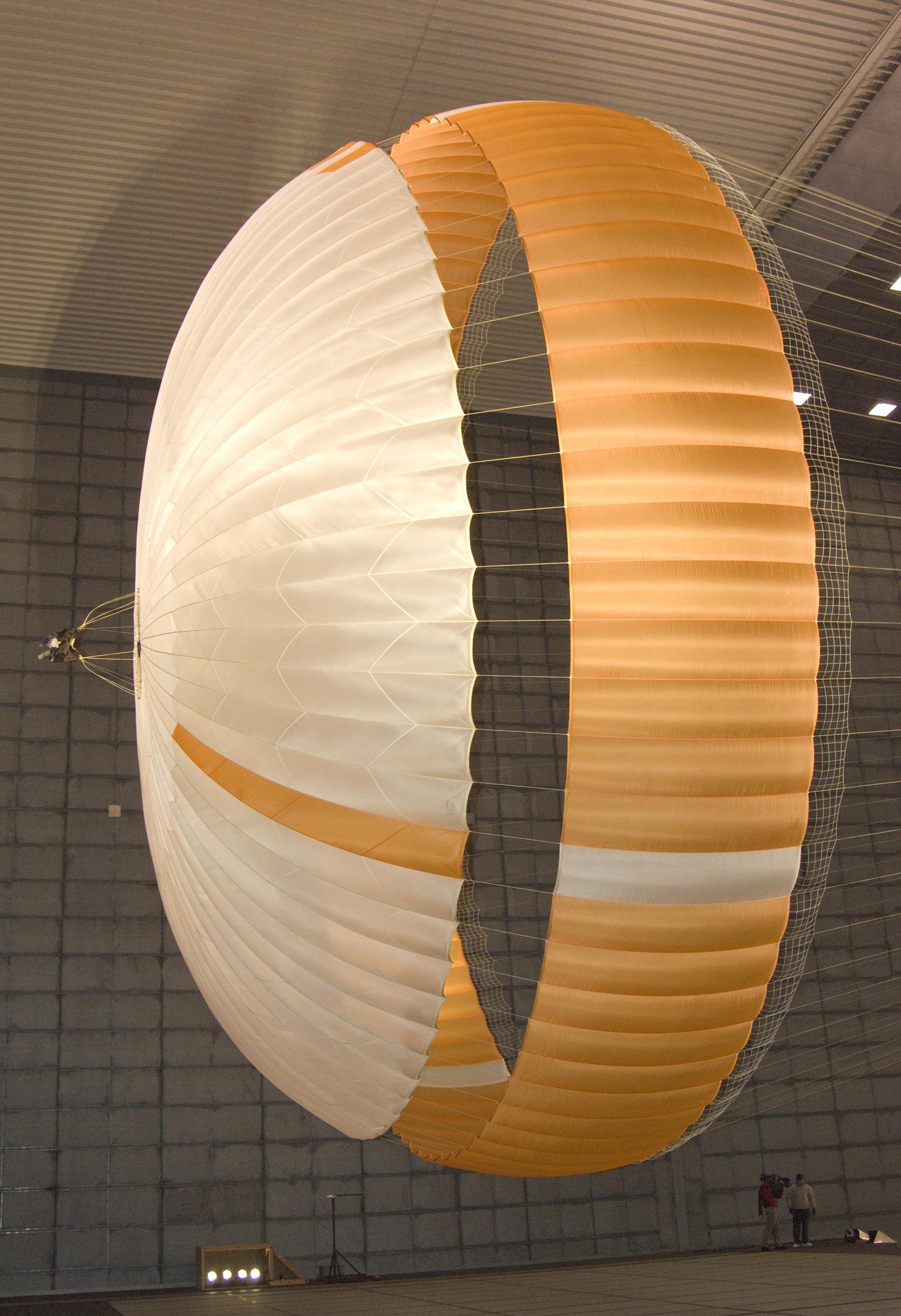 Large Parachute for NASA's Mars Science Laboratory