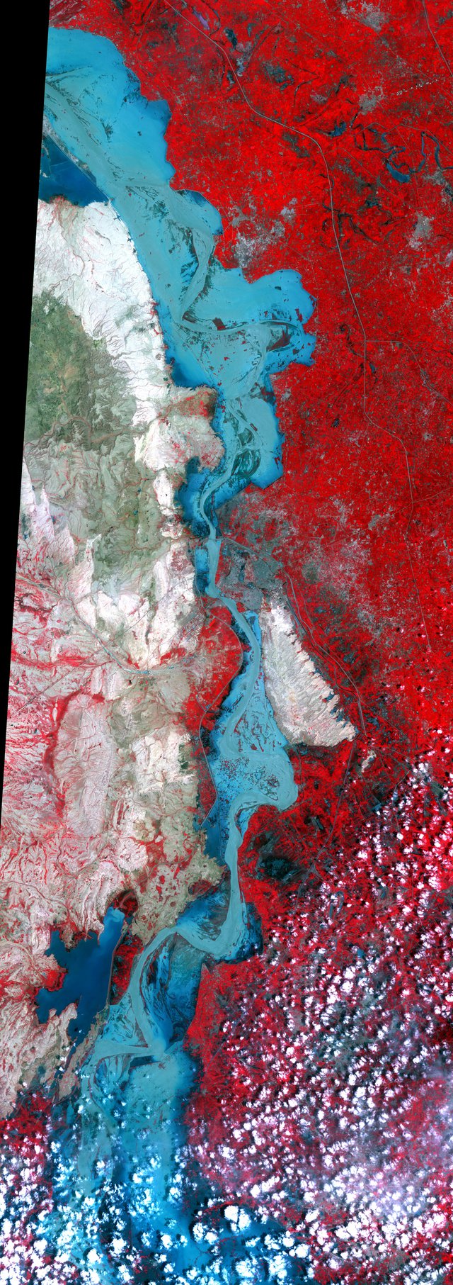 ASTER Maps Continued Pakistan Flooding (False Color) | NASA Jet ...