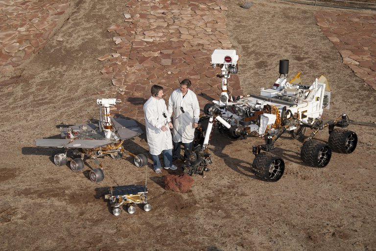 Three Generations of Rovers with Standing Engineers | NASA Jet ...
