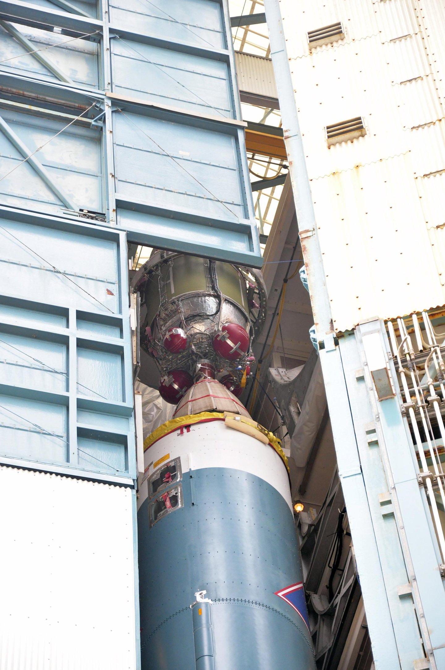 Mating NASA's OCO-2's Delta II Launch Vehicle First and Second Stages ...