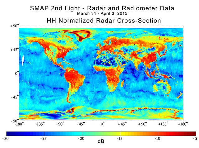 NASA Soil Moisture Mission Produces First Global Radar Map | NASA Jet ...