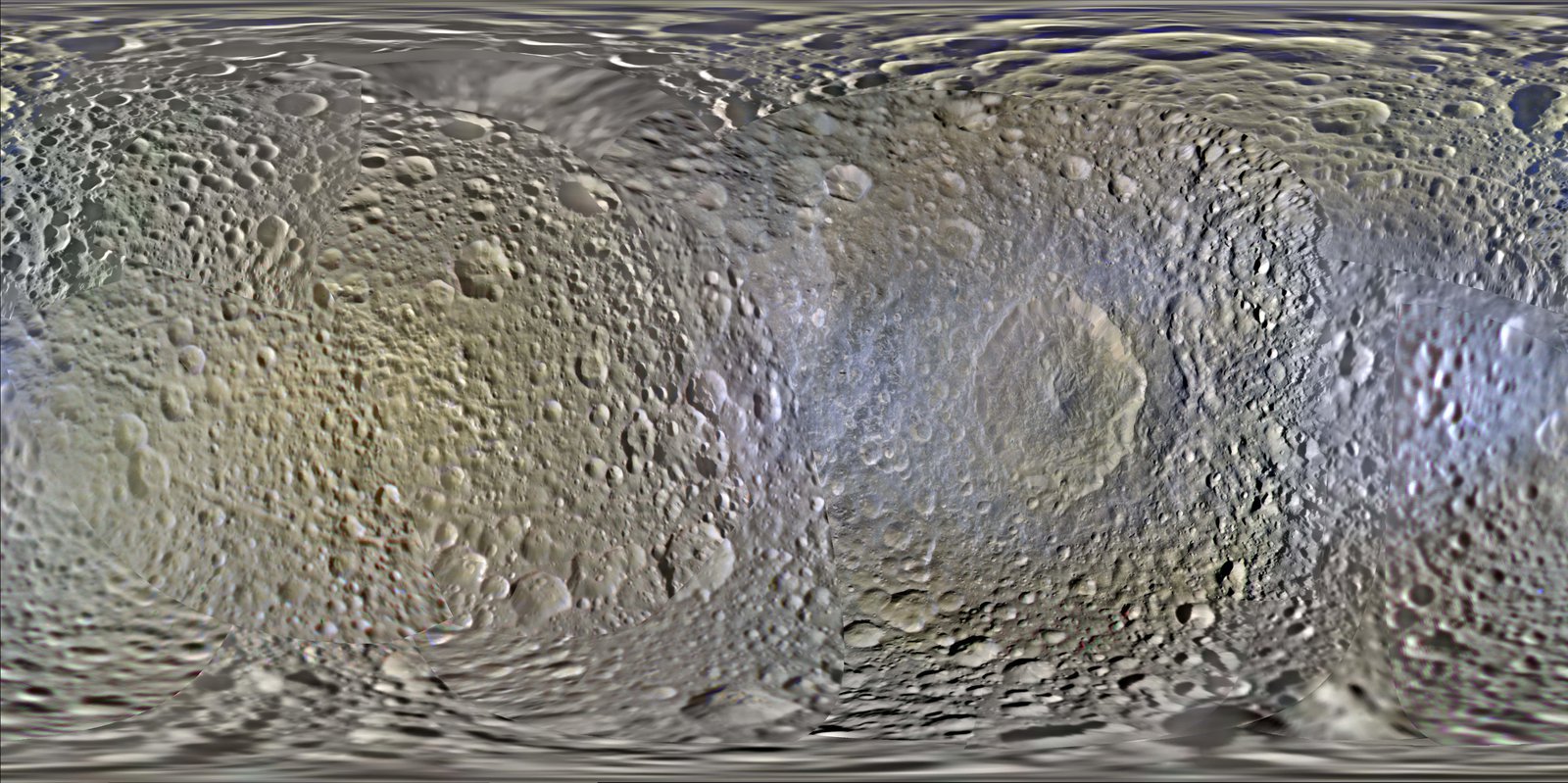 Color Maps of Mimas - 2014 | NASA Jet Propulsion Laboratory (JPL)