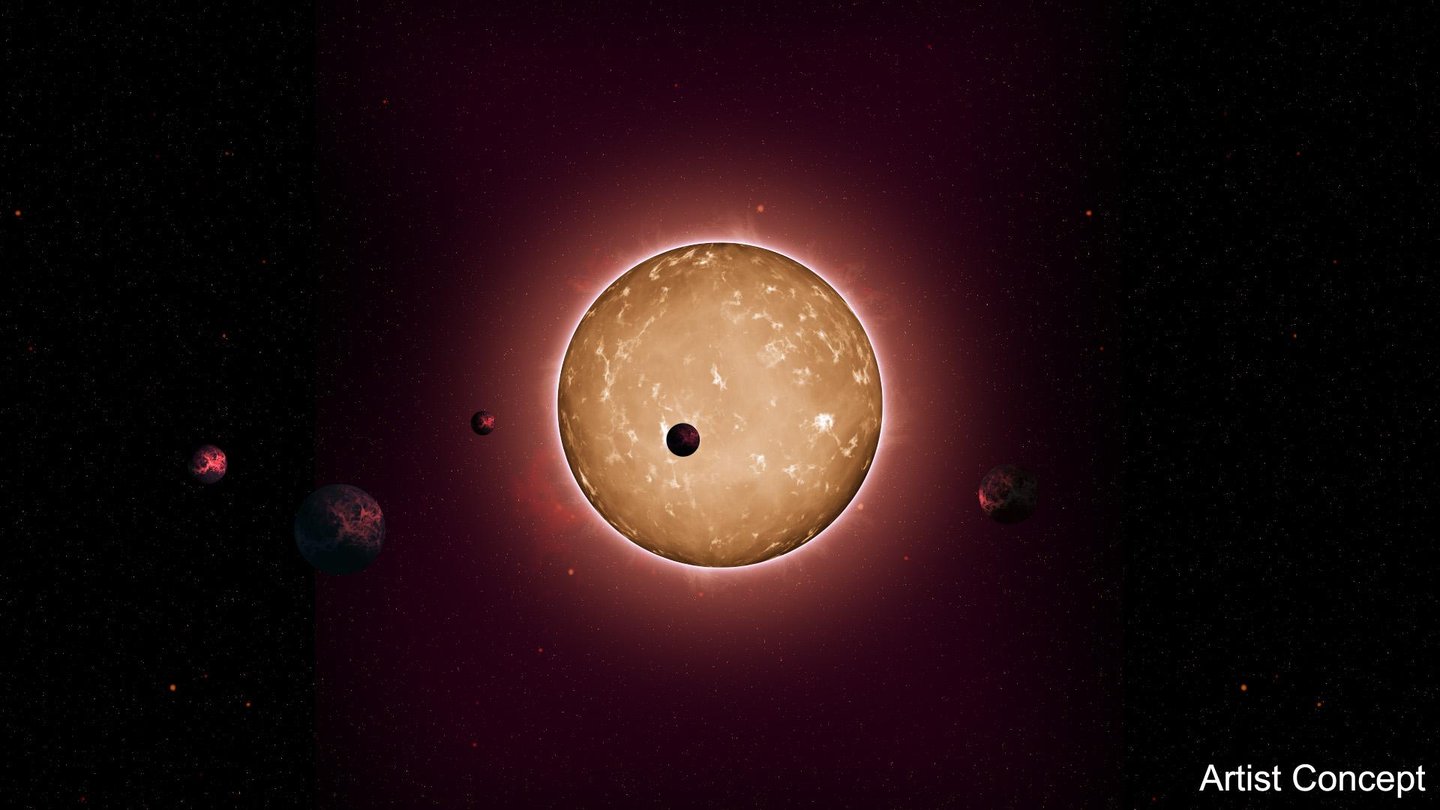 Kepler-444 Planetary System (Artist Concept)